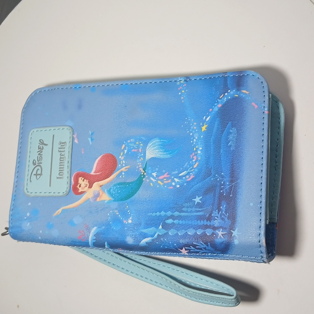 Loungefly Little Mermaid Ariel And Sisters Tech Wallet - Gem